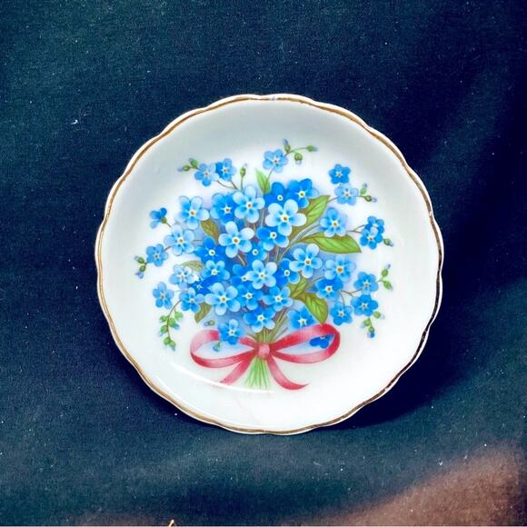 Alaska | Accents | Miniature Forgetmenot Plate Alaska Souvenir | Poshmark